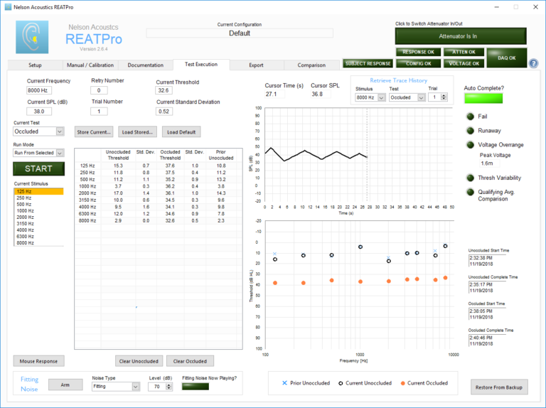 REATPro – Test Execution | VIacoustics