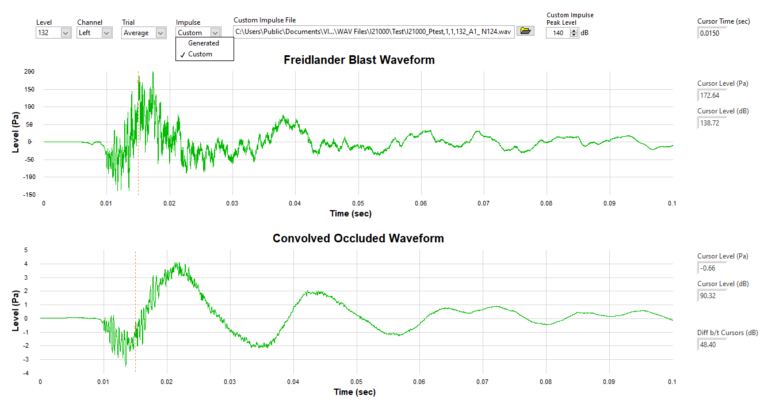 impulse waveform detail | VIacoustics